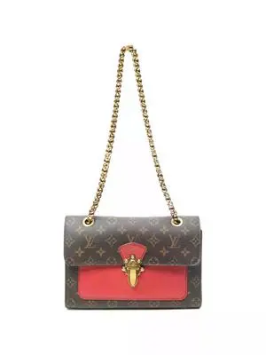 LOUIS VUITTON Victoire Monogram Shoulder Bag - Brown
