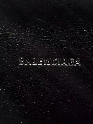 Balenciaga Xs Hourglass Croc-embossed Tote Bag