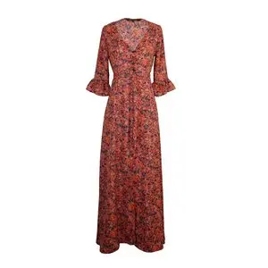JENNAFER GRACE Prairie Flora Dressing Gown - Pink