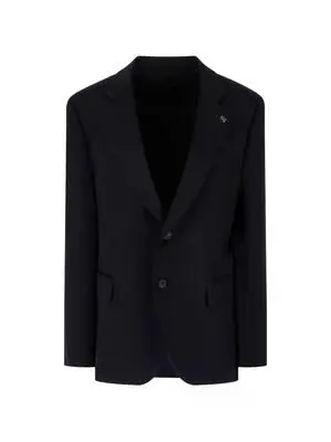 Peserico Notched-lapel Single-breasted Blazer - Blue