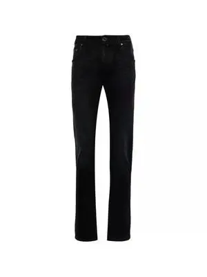 JACOB COHЁN Faded-effect Slim-fit Jeans