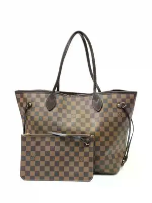 LOUIS VUITTON Mm Neverfull Damier Ebène Tote Bag - Brown