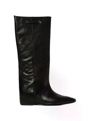 PALOMA BARCELO Judith Wedge-heel Boots - Black