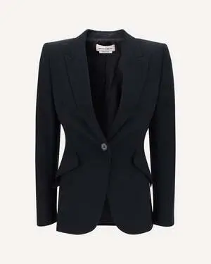 Alexander McQueen Blazer Jacket - Black