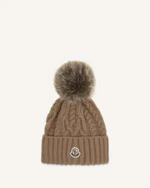 Moncler Wool And Cashmere Pom-pom Beanie