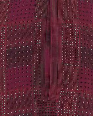 Ermanno Scervino Relaxed Tailoring Check Satin Pants
