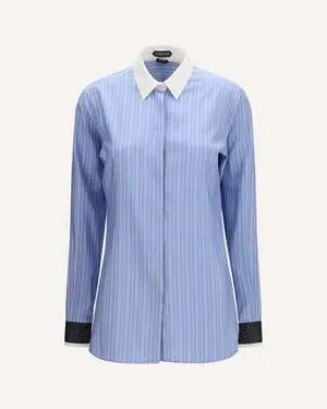 TOM FORD Striped Jacquard Shirt