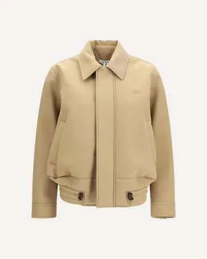 Loewe Cotton Utility Jacket - Beige