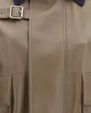 Loewe Cropped Nappa Leather Jacket
