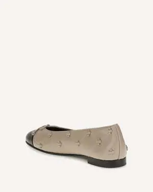 Tory Burch Bunny Knot Pointed Ballerinas