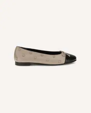 Tory Burch Bunny Knot Pointed Ballerinas