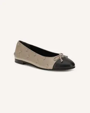 Tory Burch Bunny Knot Pointed Ballerinas