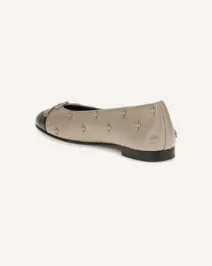 Tory Burch Bunny Knot Pointed Ballerinas