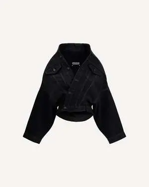 Balenciaga Wrap Organic Japanese Denim Jacket