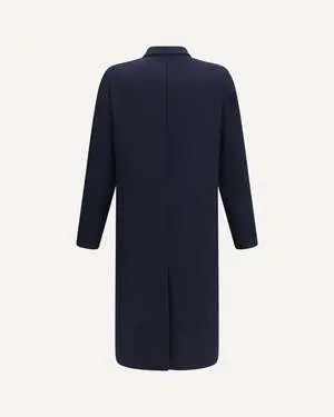 Prada Double-breasted Shetland Wool Coat