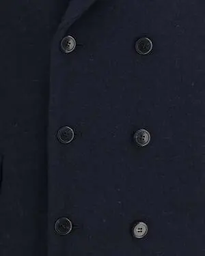 Prada Double-breasted Shetland Wool Coat