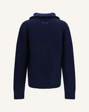 Balenciaga Ribbed Knit Zip Sweater Mae