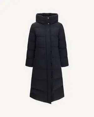 Woolrich Adison Quilted Att Stretch Nylon Puffer Jacket Feale - Black