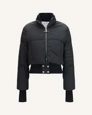 Thom Browne Short Padded Jacket With Front Zip