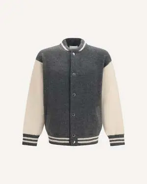 LANEUS Cashmere And Silk Bomber