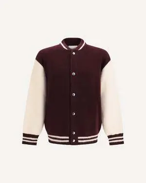 LANEUS Cashmere And Silk Bomber