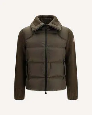 Moncler Padded Woo Cardigan With Zip Mae