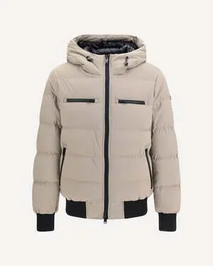 Moose Knuckles Soho Down Puffer Jacket Mae - Beige