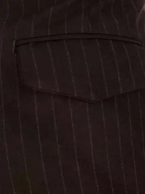 MARSEM Pinstripe-pattern Pleated Tailored Trousers
