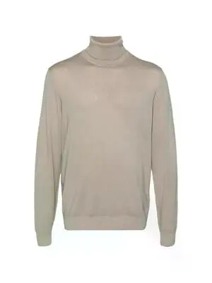 JACOB COHЁN High-neck Wool Sweater - Neutrals