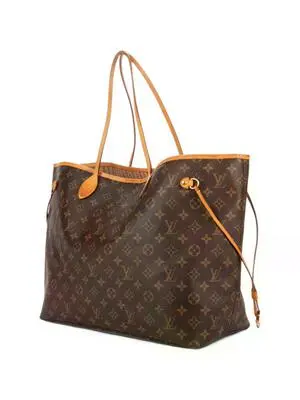 LOUIS VUITTON Neverfull Mm Damier Ebene Tote Bag