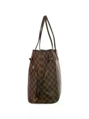 LOUIS VUITTON Neverfull Mm Damier Ebene Tote Bag