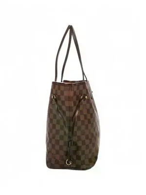LOUIS VUITTON Neverfull Mm Damier Ebene Tote Bag - Brown