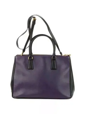 Prada Double Zip Galleria Two-way Handbag