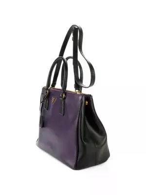 Prada Double Zip Galleria Two-way Handbag