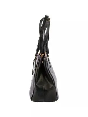Prada Double Zip Galleria Two-way Handbag - Purple