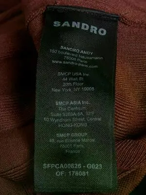 Sandro Rib Knit Skirt And Vest Set