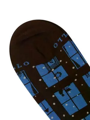 GALLO Window-intarsia Socks