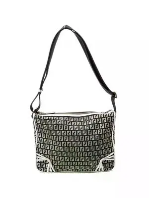 Fendi Triple-strand Zucchino Shoulder Bag - Black