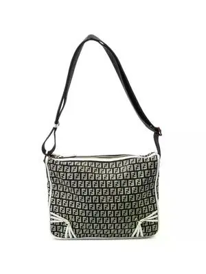 Fendi Triple-strand Zucchino Shoulder Bag - Black
