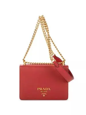 Prada Logo-detail Leather Cross Body Bag