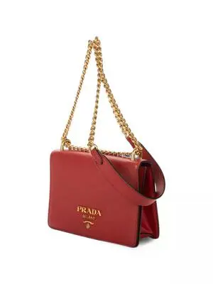 Prada Logo-detail Leather Cross Body Bag