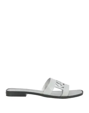 Karl Lagerfeld Sandals Size Leather - Silver