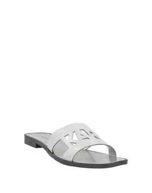 Karl Lagerfeld Sandals Size Leather - Silver