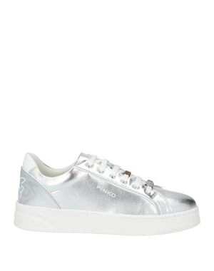 Pinko Sneakers Size Leather, Synthetic Material - Silver