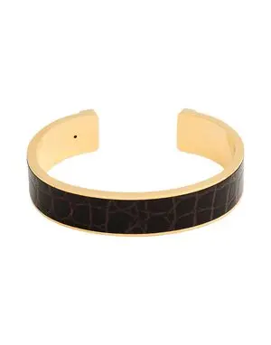 Dsquared2 Bracelet Brick Brass, Calfskin - Brown