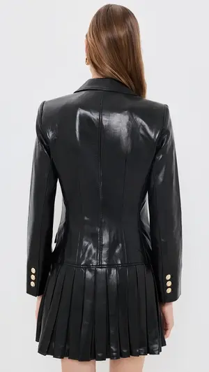 Cinq À Sept Vegan Leather Saule Dress