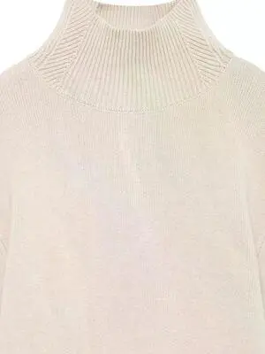 ANINE BING Alma Turtleneck Sweater Beige