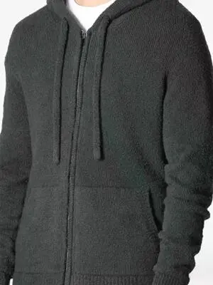 ROBERTO COLLINA Zip-up Knitted Hoodie