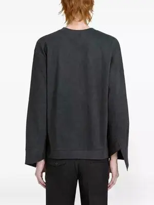 Comme Des Garçons Panelled Flared-sleeve Sweatshirt