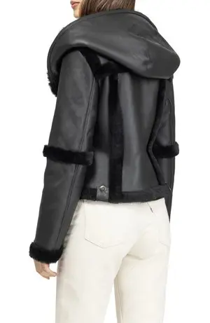 Gorski Genuine Shearling Zip Parka